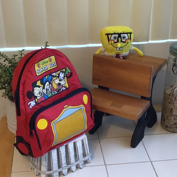 Disney | Accessories | Disney Kids School Bus Backpack | Poshmark